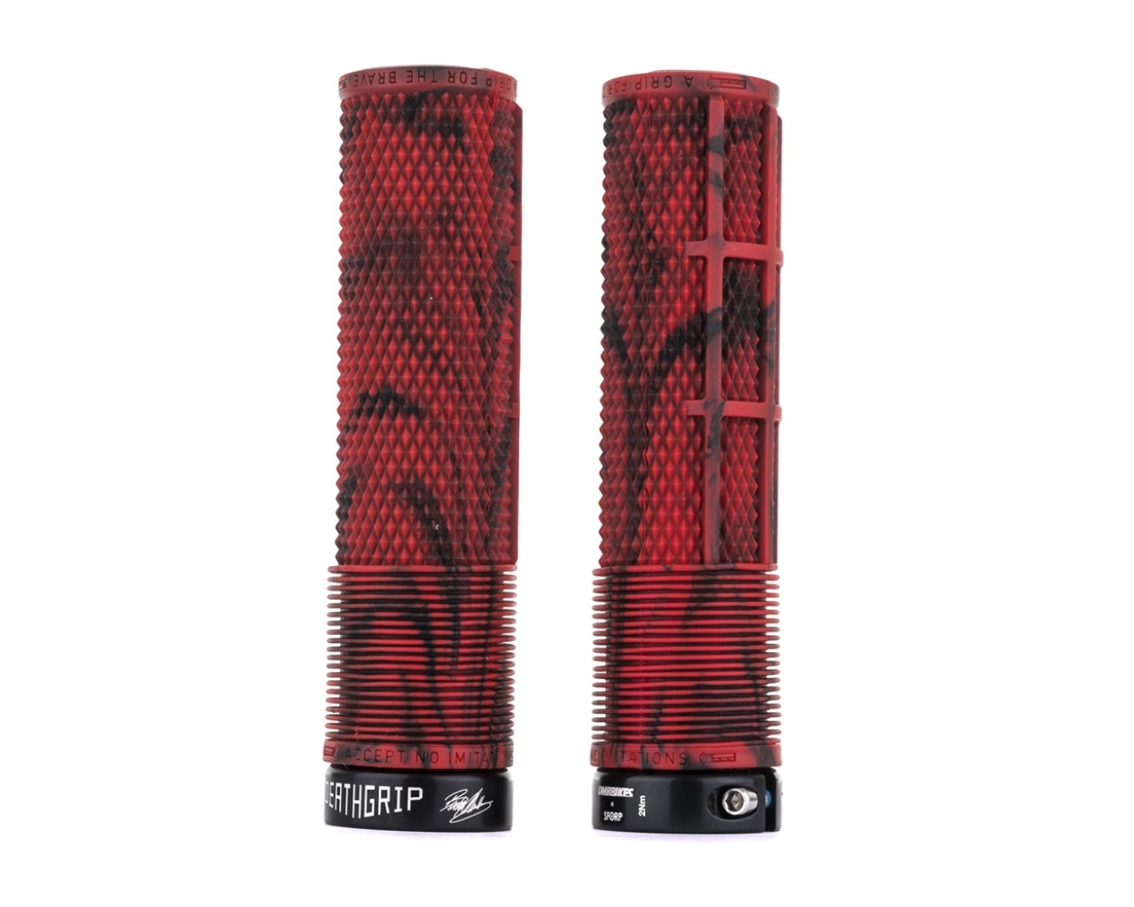 DMR Brendog Deathgrip Non Flange Lock-On Grips | Merlin Cycles