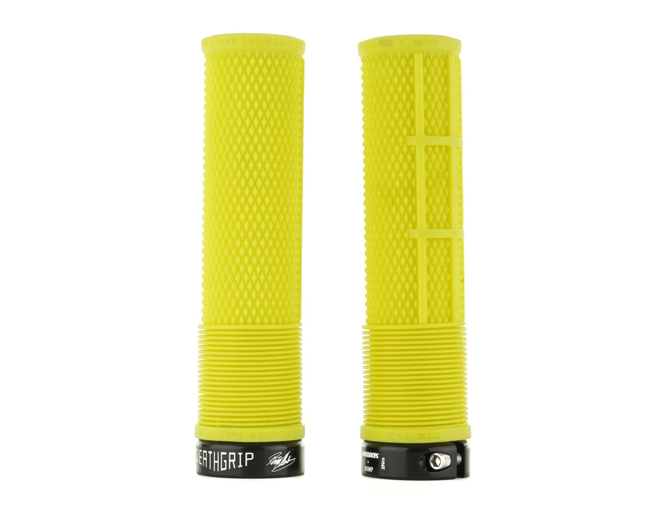 DMR Brendog Deathgrip Non Flange Lock-On Grips | Merlin Cycles