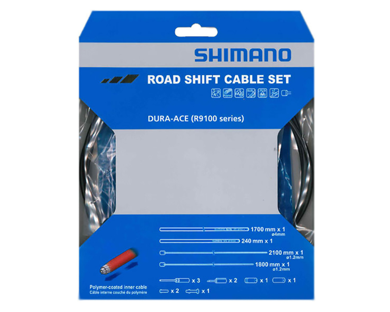 Shimano Dura Ace R9100 Road Gear Cable Set - Polymer | Merlin Cycles