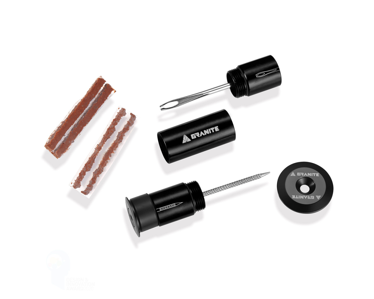 Granite Stash Tubeless Flat Tyre Repair Kit | Merlin Cycles