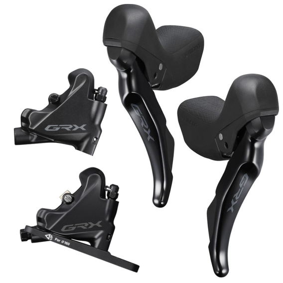 Shimano GRX RX400 Disc Brake STI's & RX400 Flat Mount Calipers - 2x10 ...