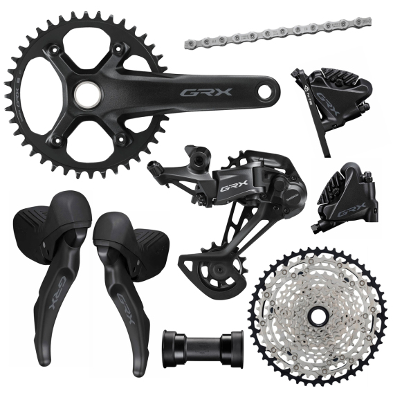 Shimano GRX RX610 Gravel Groupset - 1x12 Speed | Merlin Cycles
