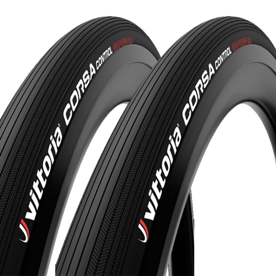 Vittoria Corsa Control G2.0 Folding Tyres With 2 Free Inner Tubes - Pair | Merlin Cycles
