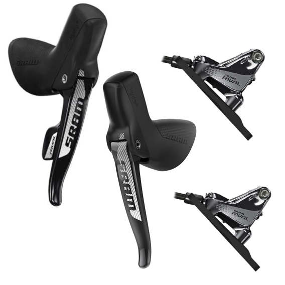 Sram Rival 1 Front And Rear Lever Disc Brake Set - 11 Speed | Merlin Cycles
