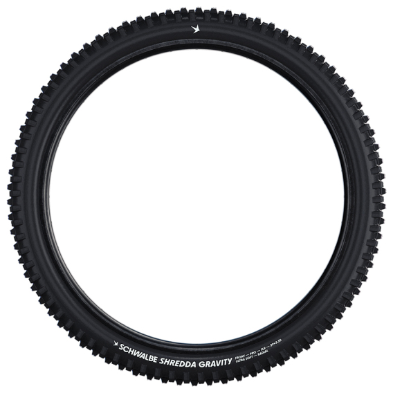 Schwalbe Shredda Radial Gravitry Pro Ultra Soft Folding Front MTB Tyre ...