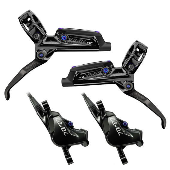 Sram Level Ultimate Rainbow Front And Rear Disc Brake Set