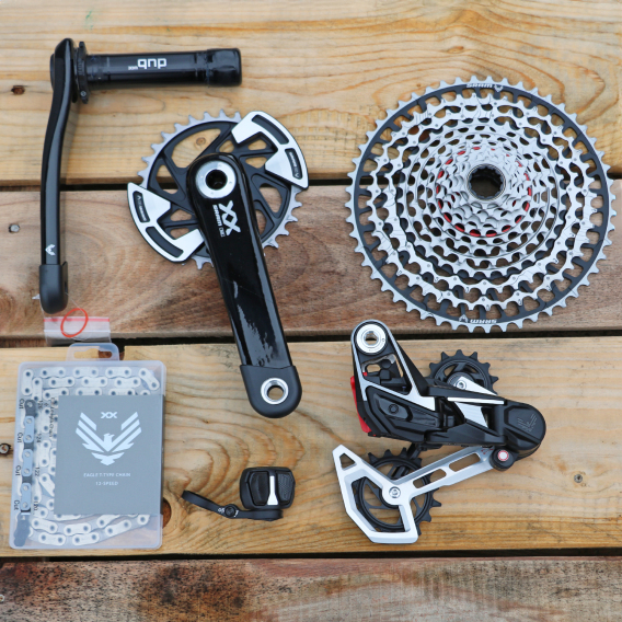 Sram XX T-Type Eagle AXS Transmission Powermeter Groupset | Merlin Cycles